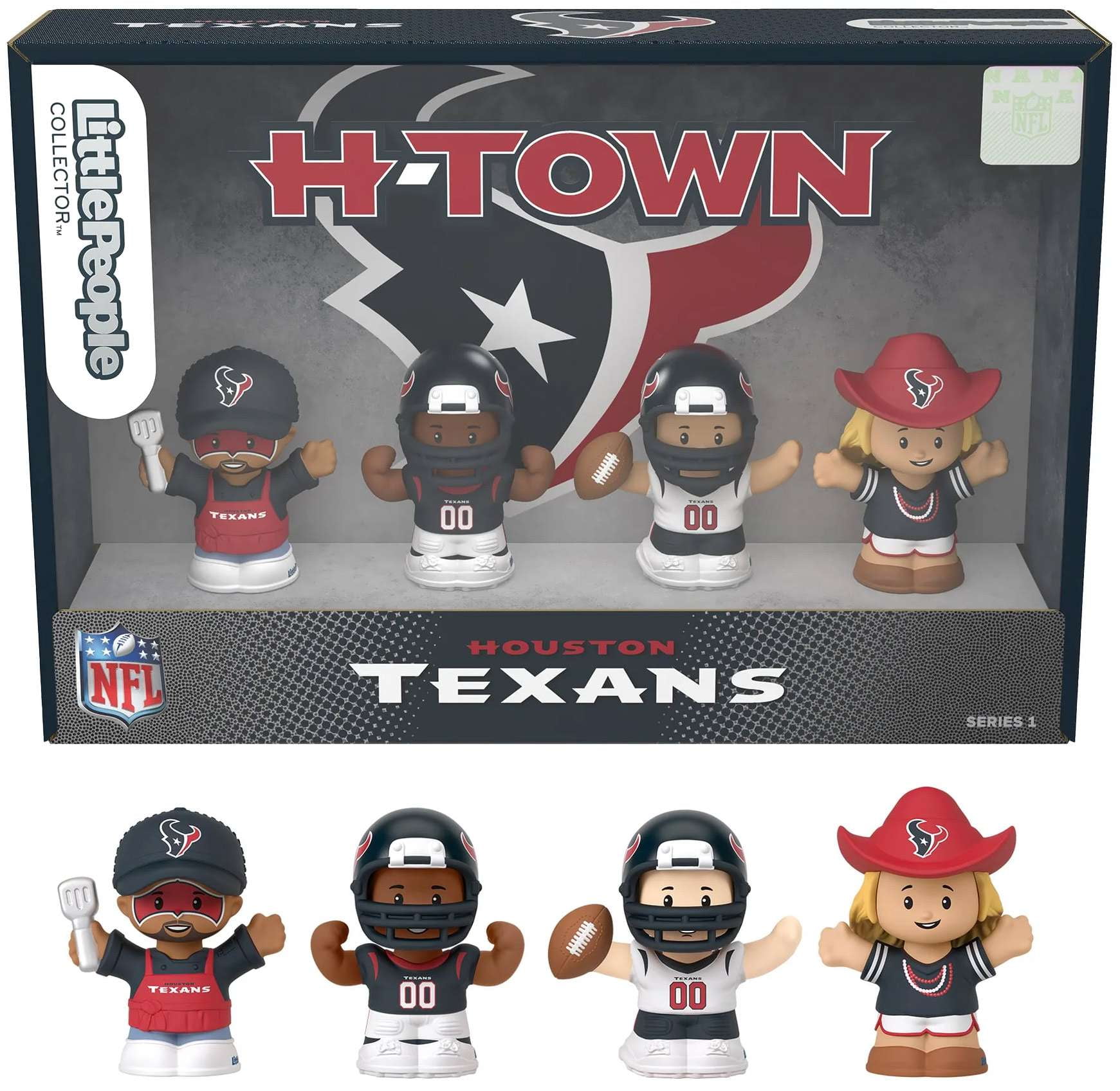 Fisher-Price Little People Houston Texans Four-Piece NFL Collector Set ...