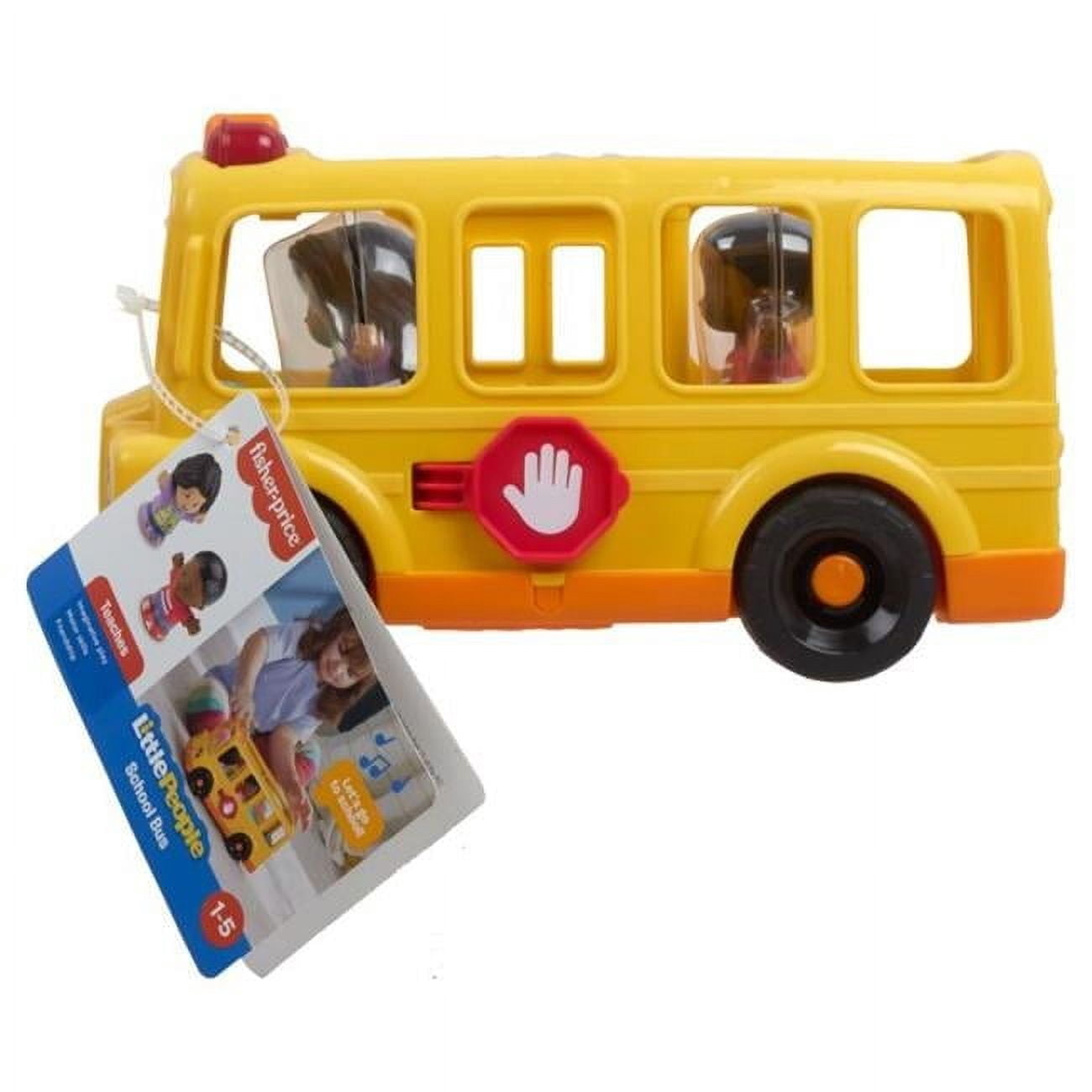 Fisher Price MTTHWB30 Little People Large Vehicle School Bus - 2 Piece ...