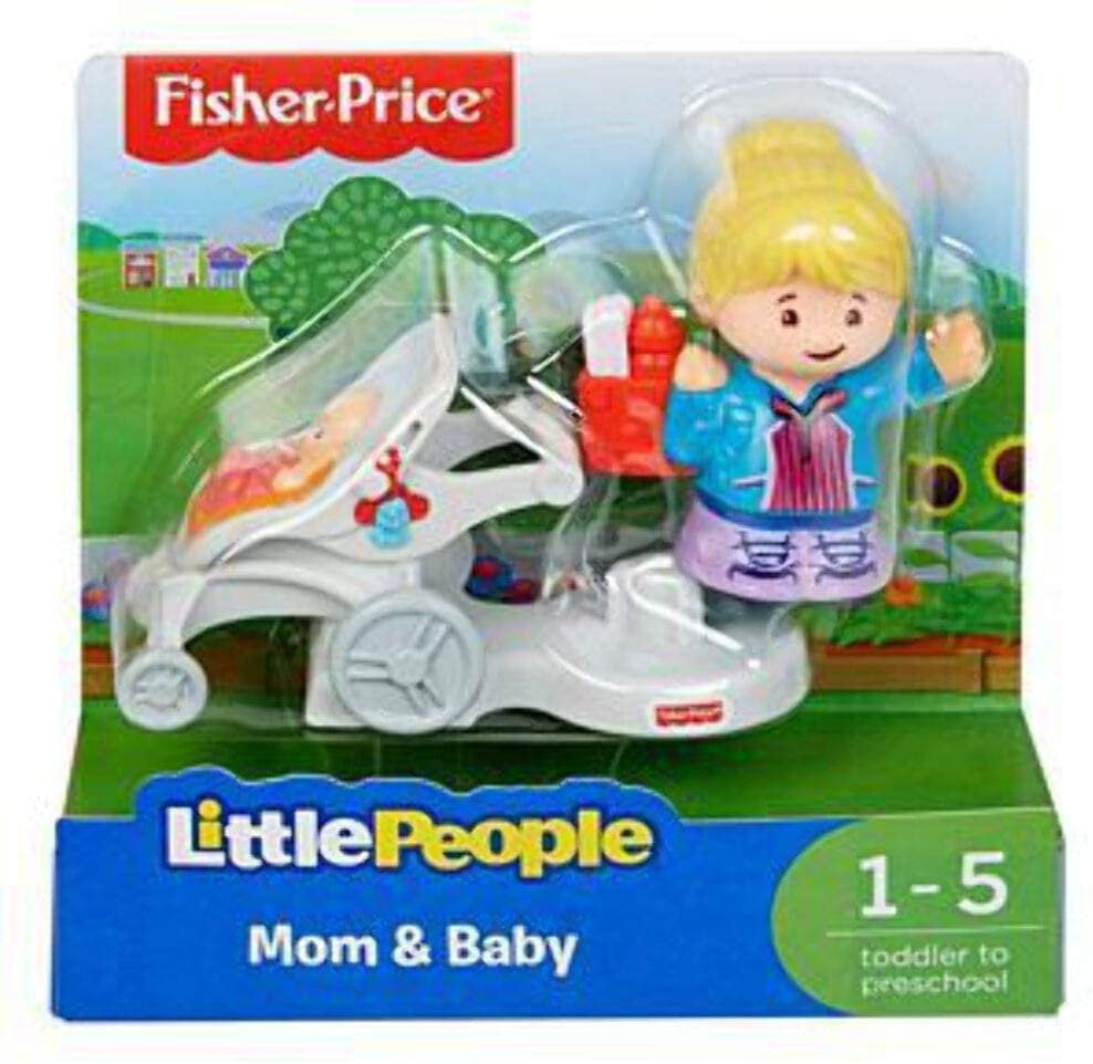 Fisher-Price Little People Mom & Baby Figures - Walmart.com