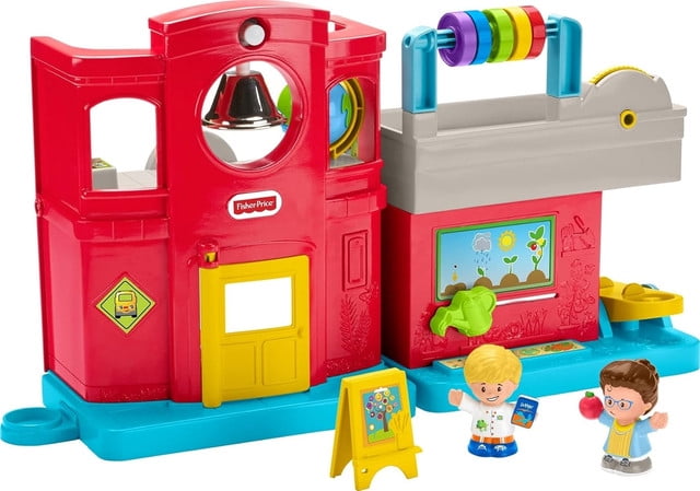 Fisher-Price Little People Toddler Toy Friendly School Musical Playset ...