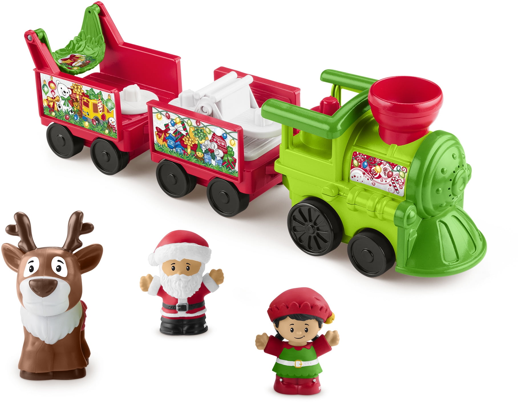 Fisher Price - Little People Musical Christmas Train - Walmart.com