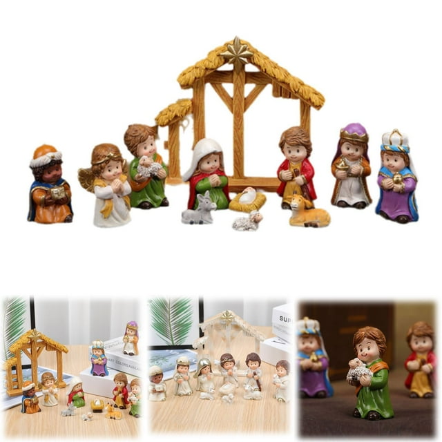 Fisher-Price Little People Toddler Toy Nativity Set with Music Lights ...