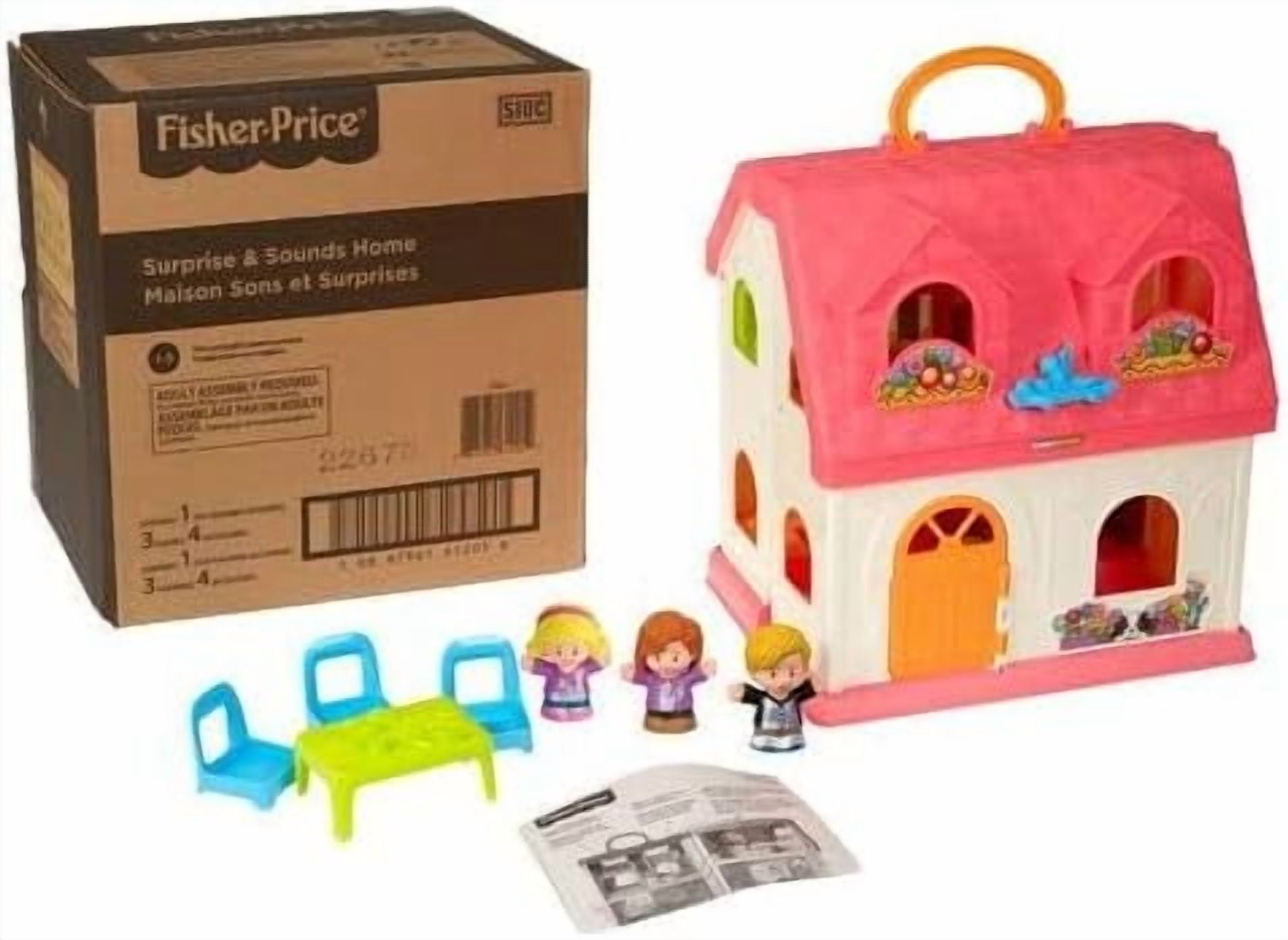 Fisher-Price Little People Toddler Toy Surprise & Sounds Home Musical ...
