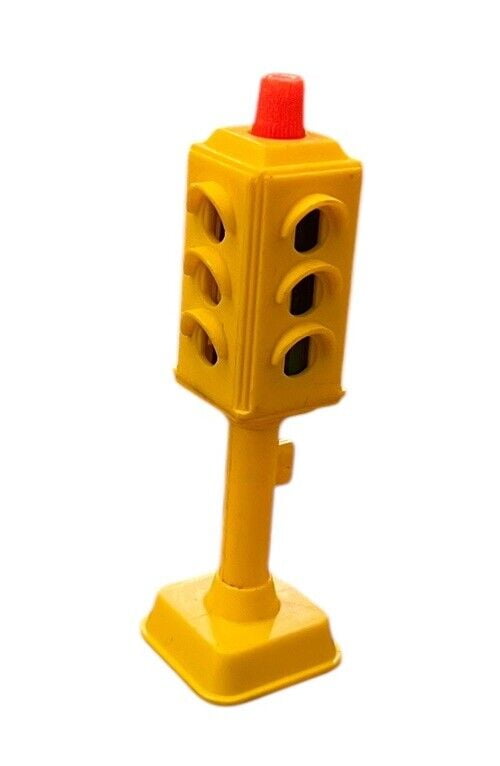 Fisher Price Little People Traffic Stop Light Mainstreet 2500 1986 Rare ...