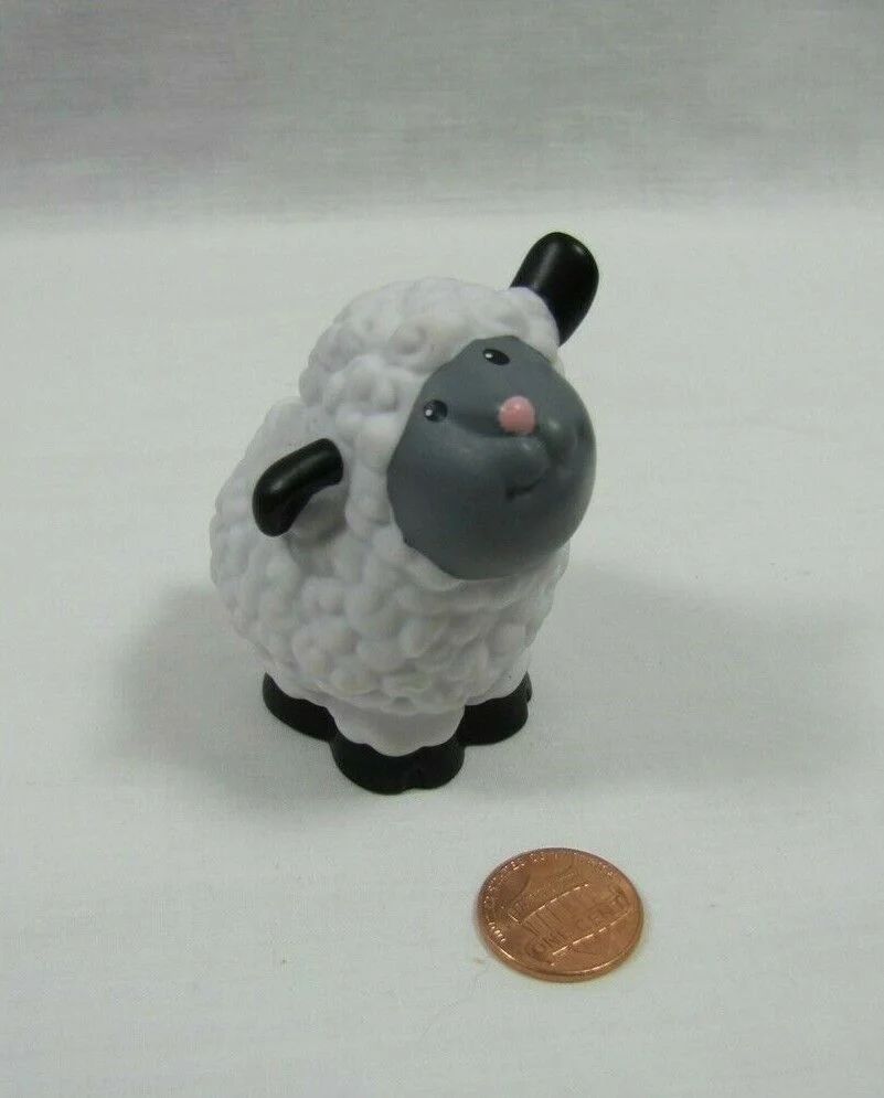 Fisher Price Little People White Sheep for Shepherd Nativity Head ...