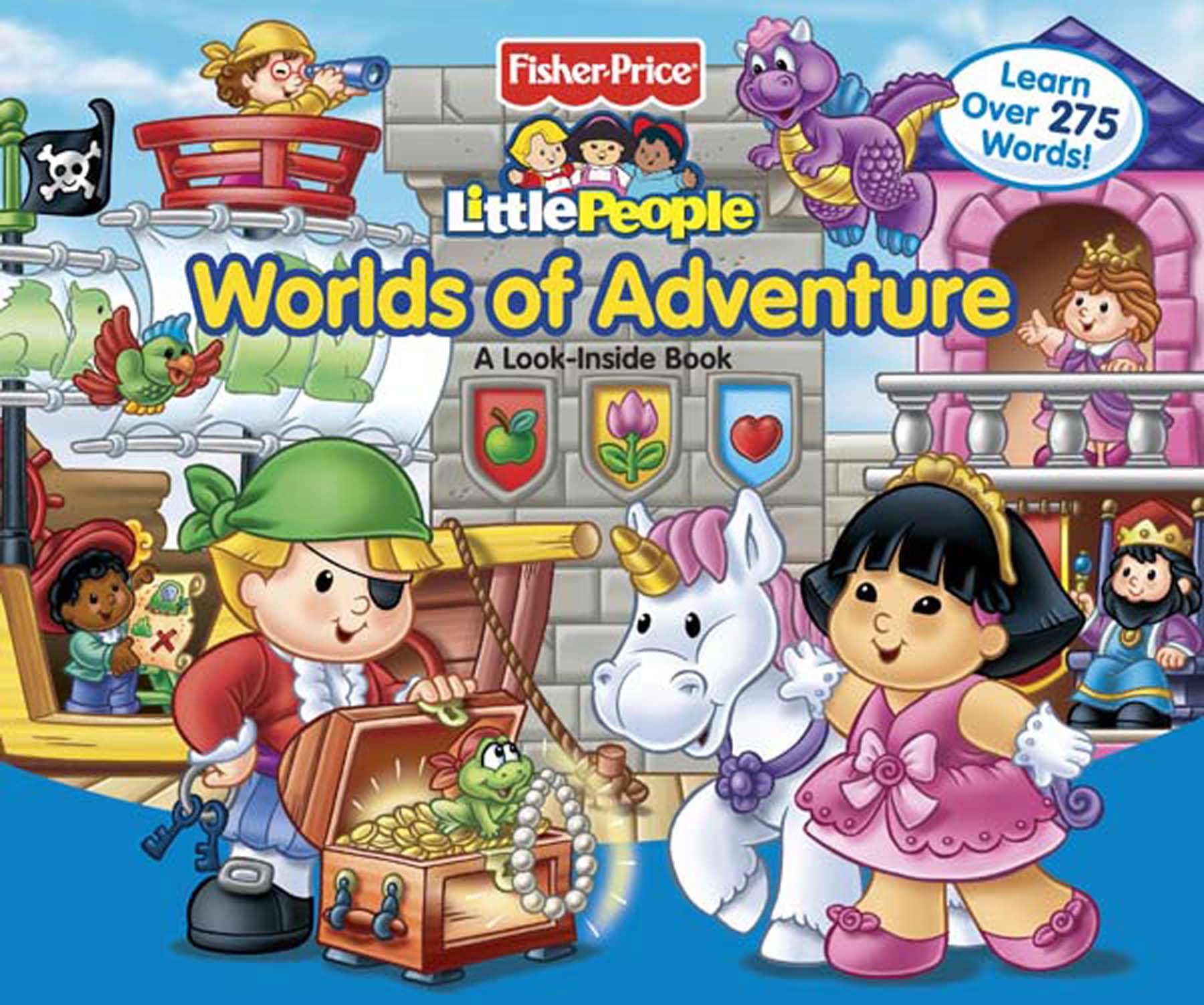 Fisher-Price Little People Worlds of Adventure: A Look Inside Book (Hardcover) by Fisher-Price ...