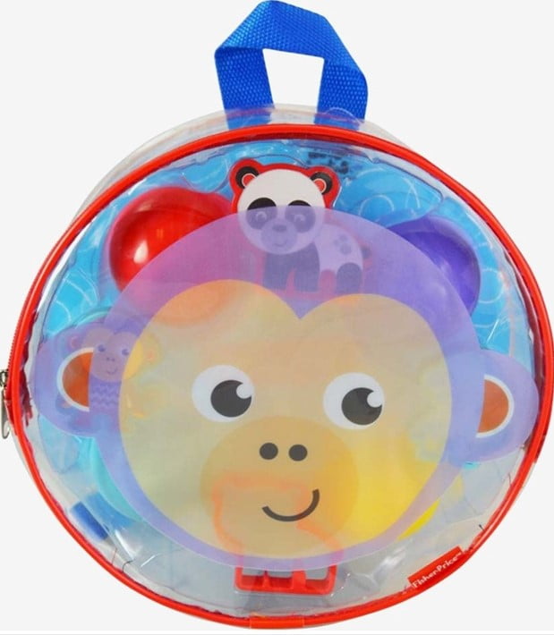 Fisher-Price Monkey 8 pieces Dough Dots on The Go Play Set Modeling ...