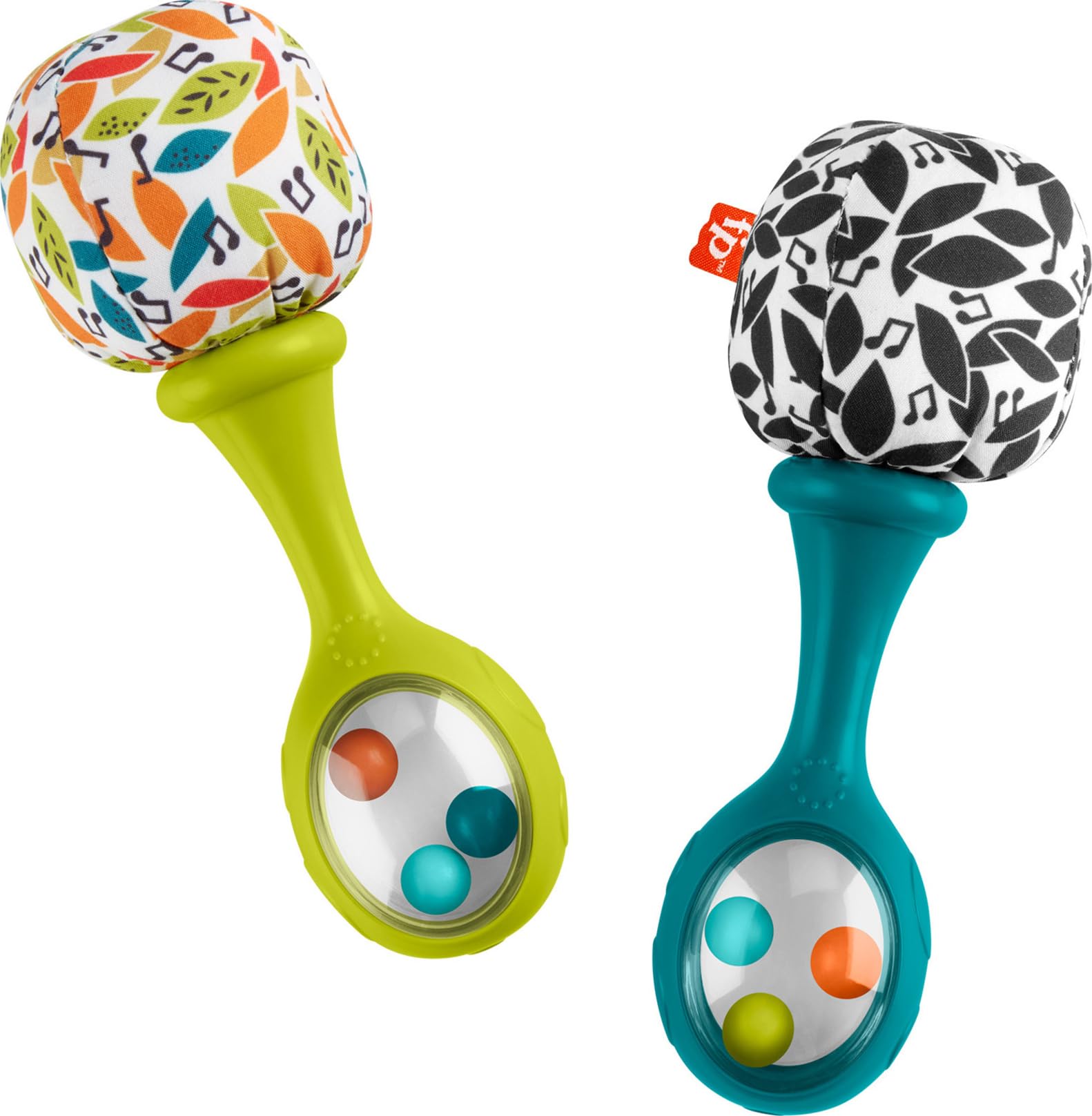 Fisher-Price Baby Newborn Toys Rattle ‘n Rock Maracas Set of 2 Soft ...