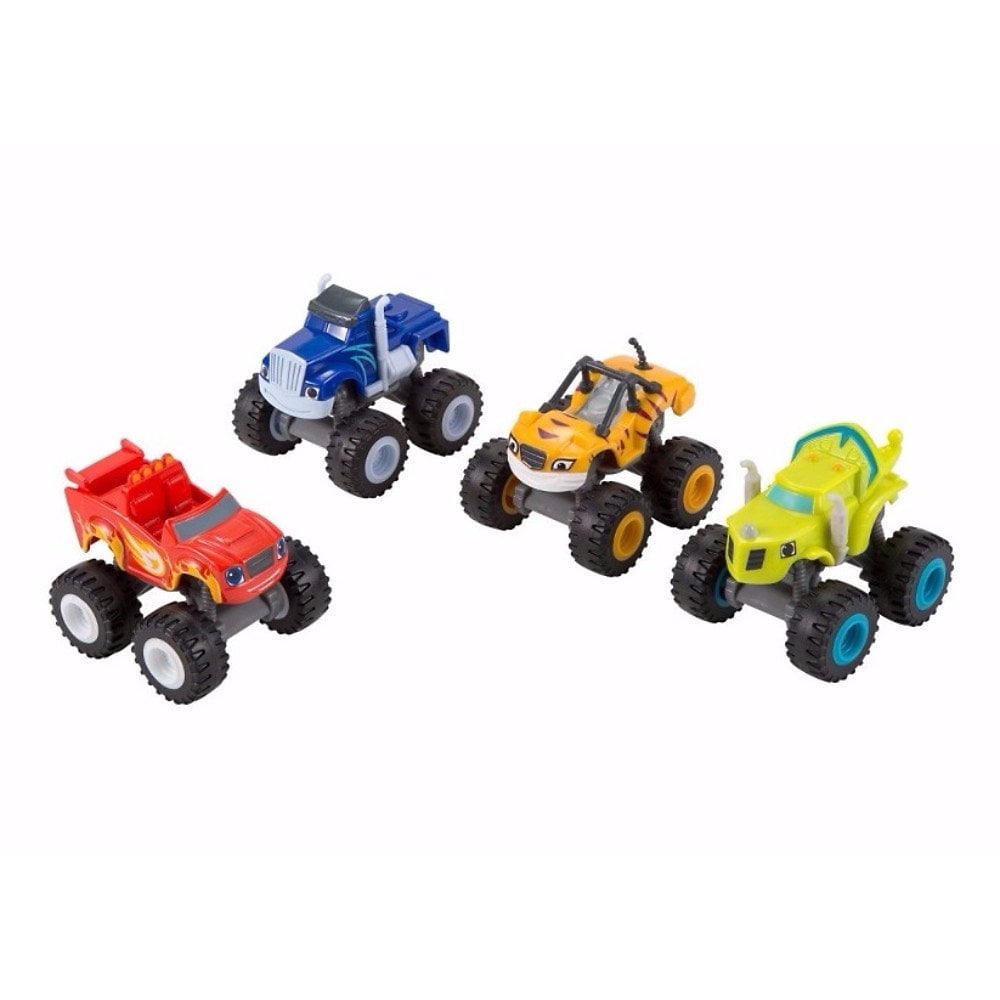 Fisher-Price Nickelodeon Blaze & Friends: Cartoon Character Toy Trucks ...
