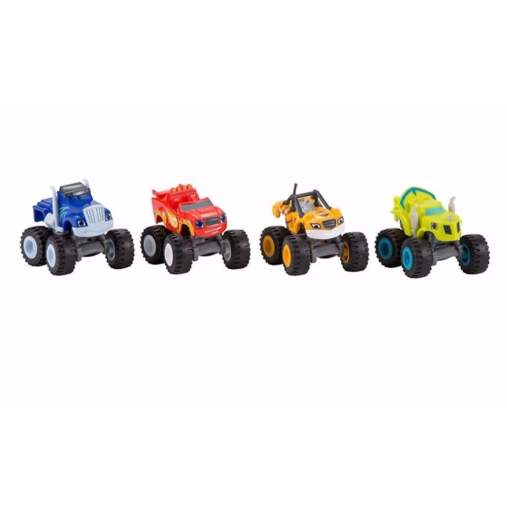 Fisher-Price Nickelodeon Blaze & Friends: Cartoon Character Toy Trucks ...