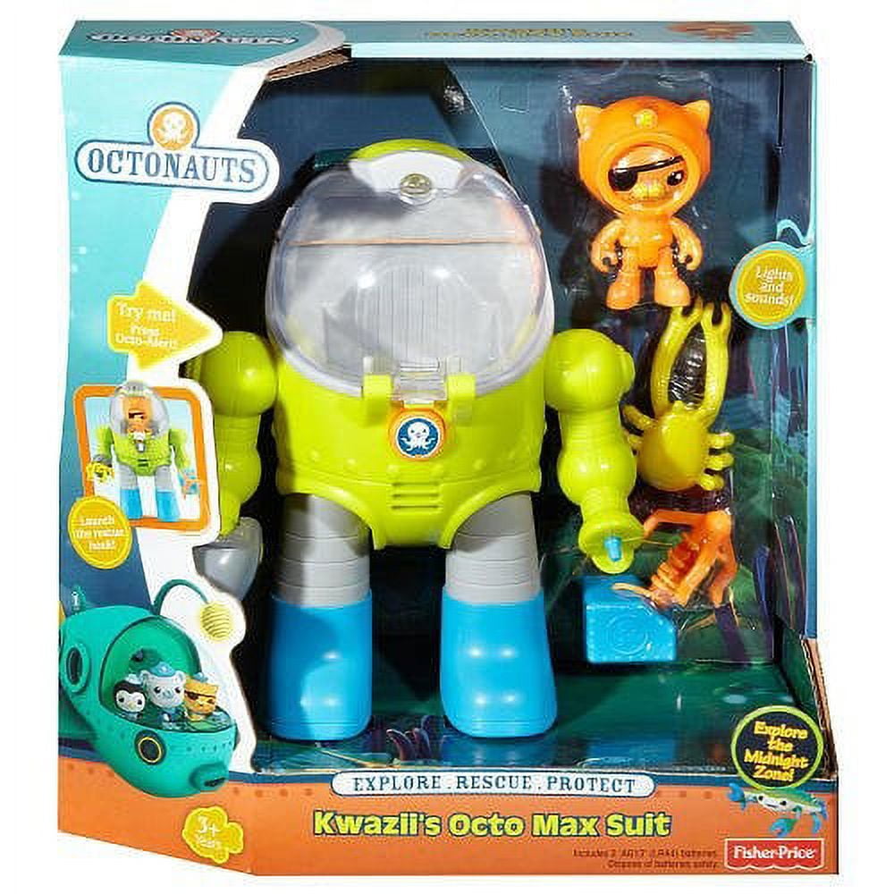 Fisher-Price Octonauts Kwazii's Octo Max Suit Toy Playset with ...