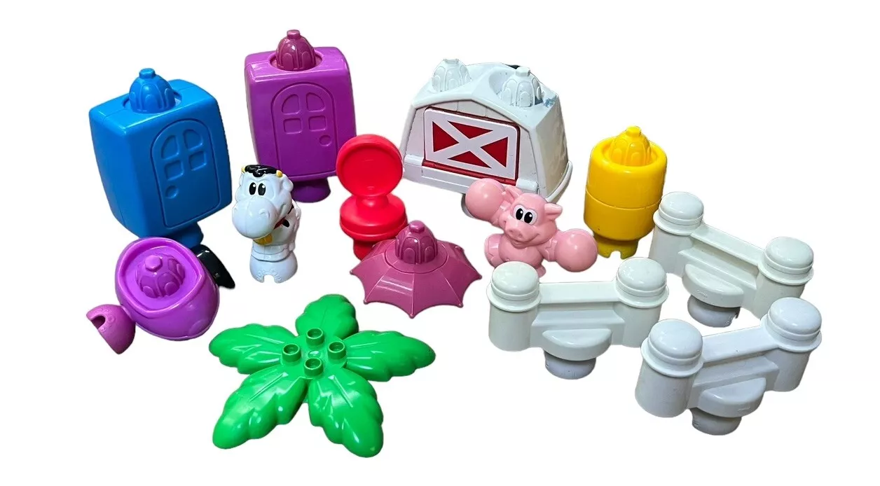 Fisher Price Pop-Onz Creative Building Set 13 Pc Easy for Little Hands ...