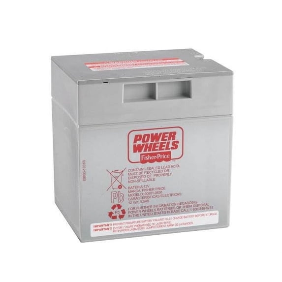 Fisher-Price Power Wheels 12V Rechargeable Replacement Battery 74777 ...