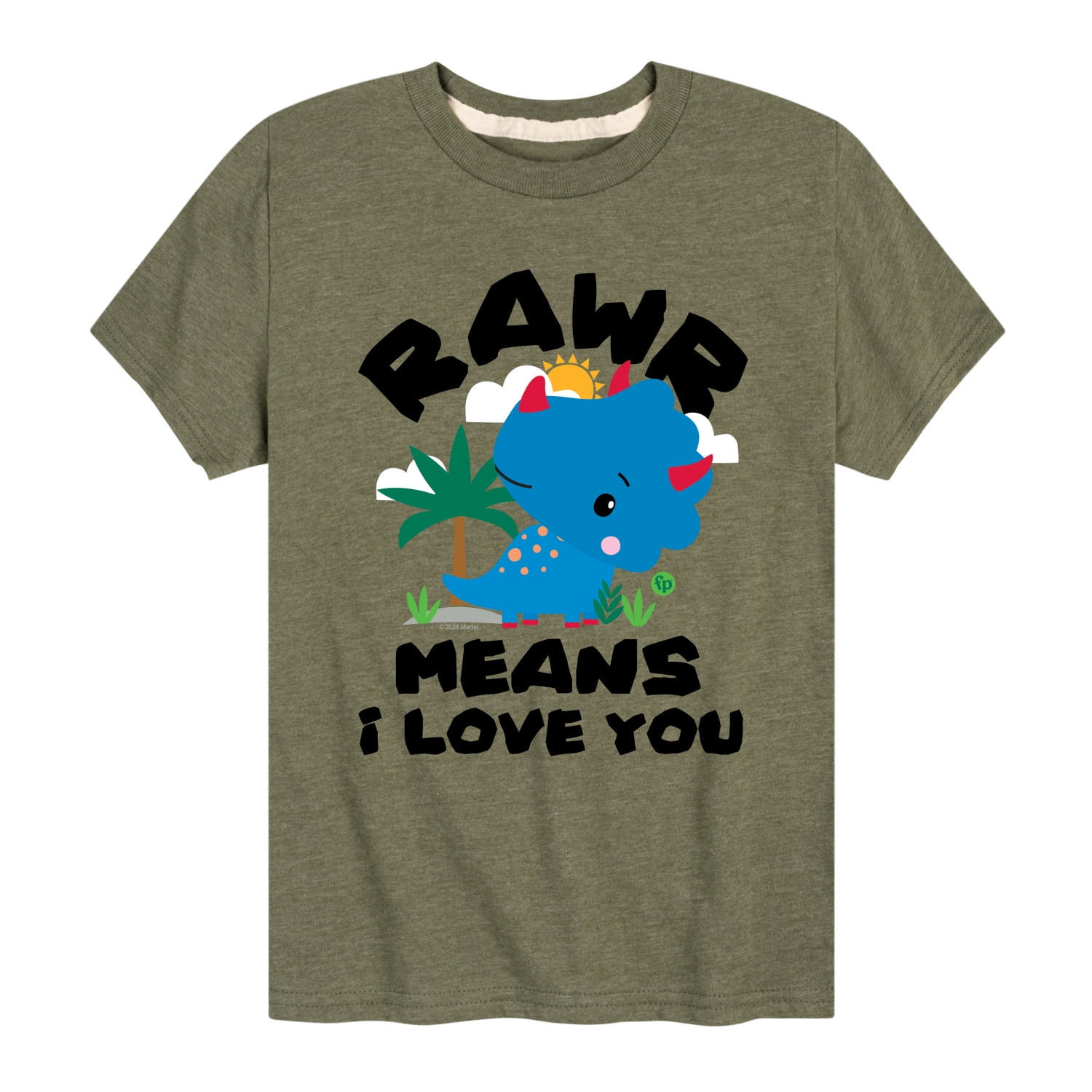 Fisher Price - Rawr Means I Love You - Youth Short Sleeve T-shirt ...