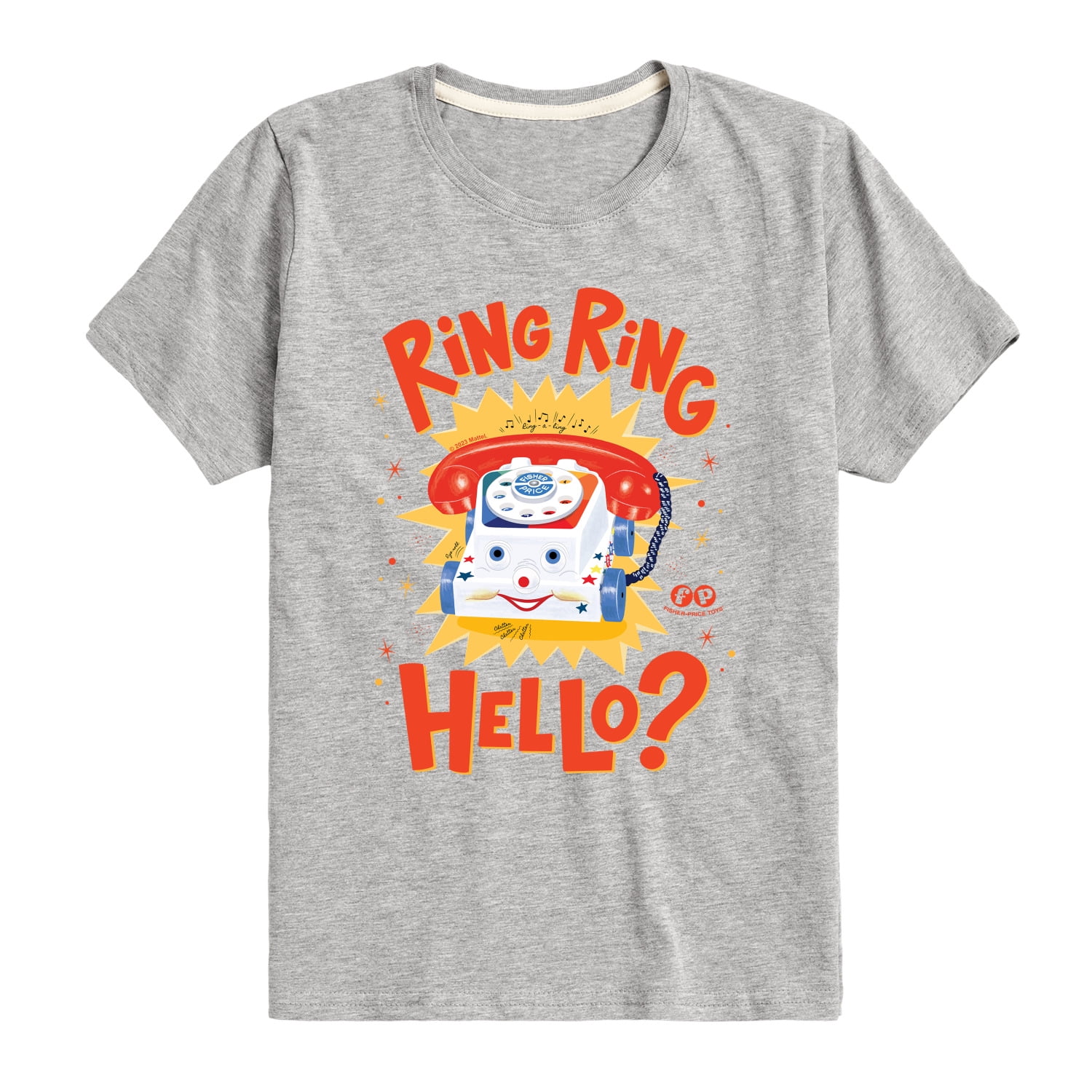 Fisher Price - Ring Ring Hello - Youth Short Sleeve T-shirt - Walmart.com