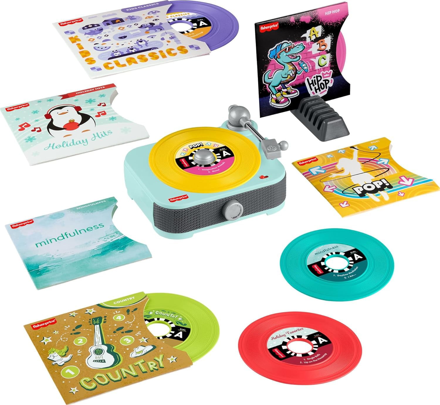 Fisher Price Rockin' Record Player Deluxe Playset - Walmart.com