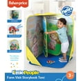 Fisher Price Pop Baby Fort, Interactive Story Book Play Tent for Kids ...