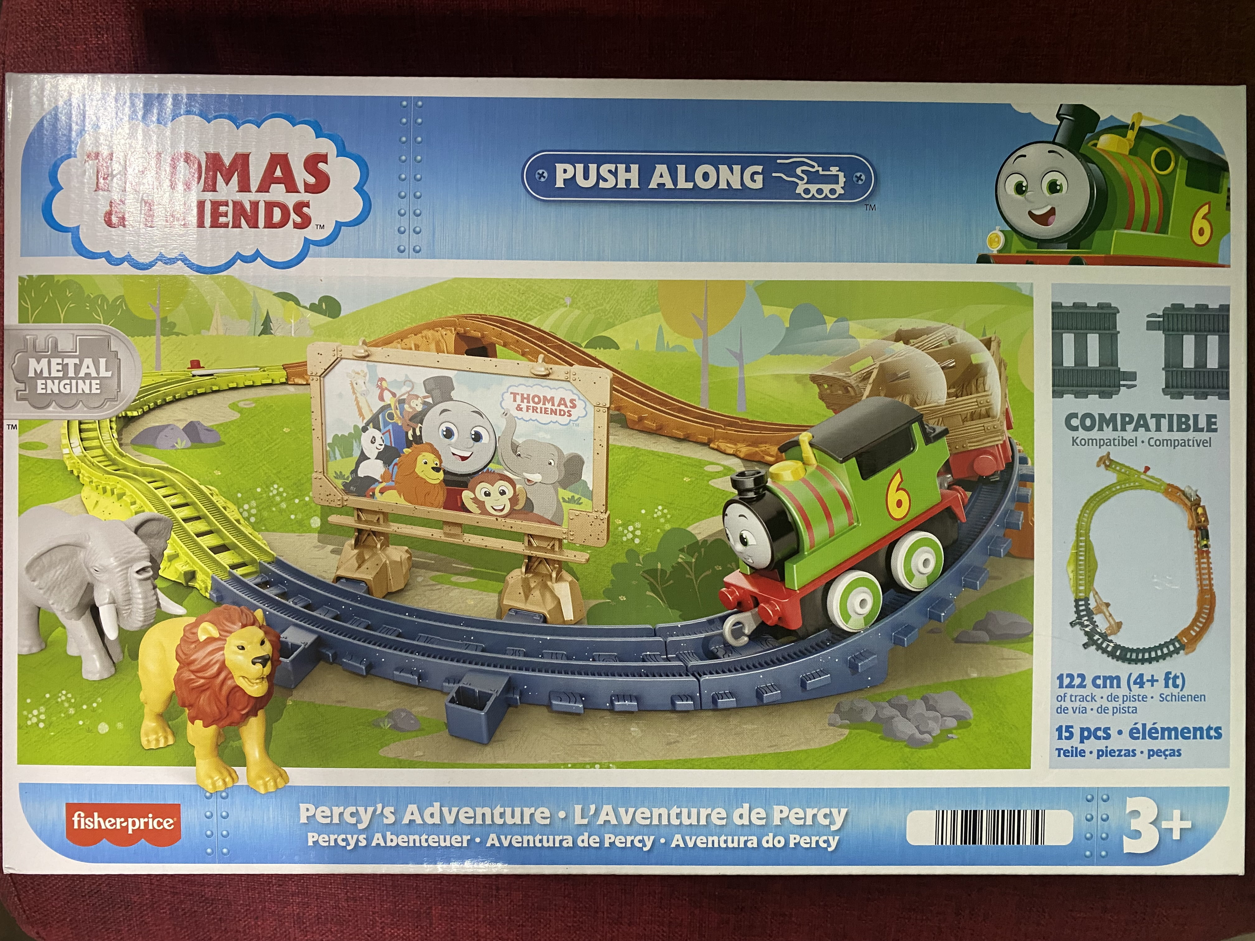 Fisher-Price Thomas & Friends Percy's Adventure Push Along Metal Engine ...