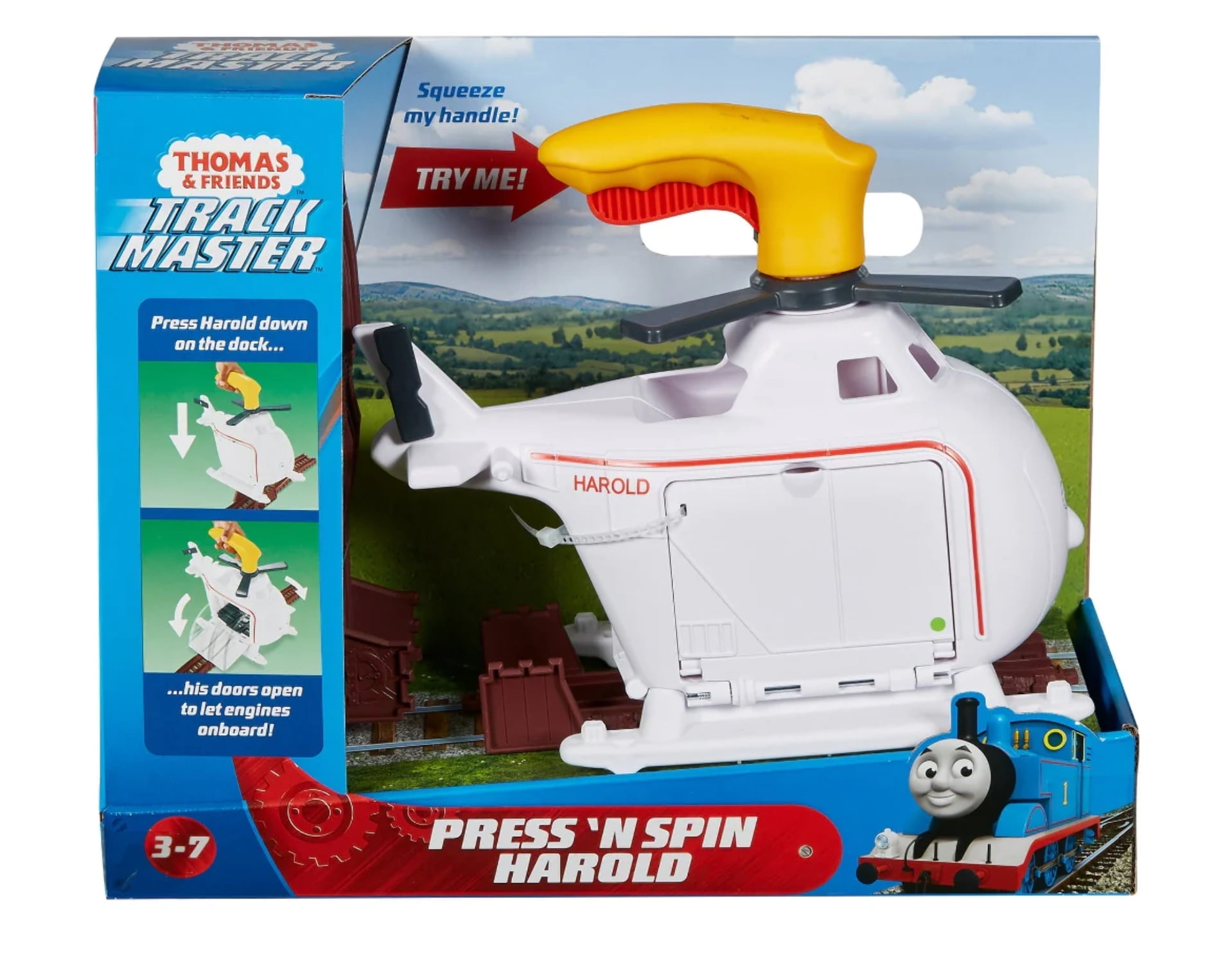 Fisher-Price Thomas & Friends Toy Press 'n Spin Harold Helicopter ...
