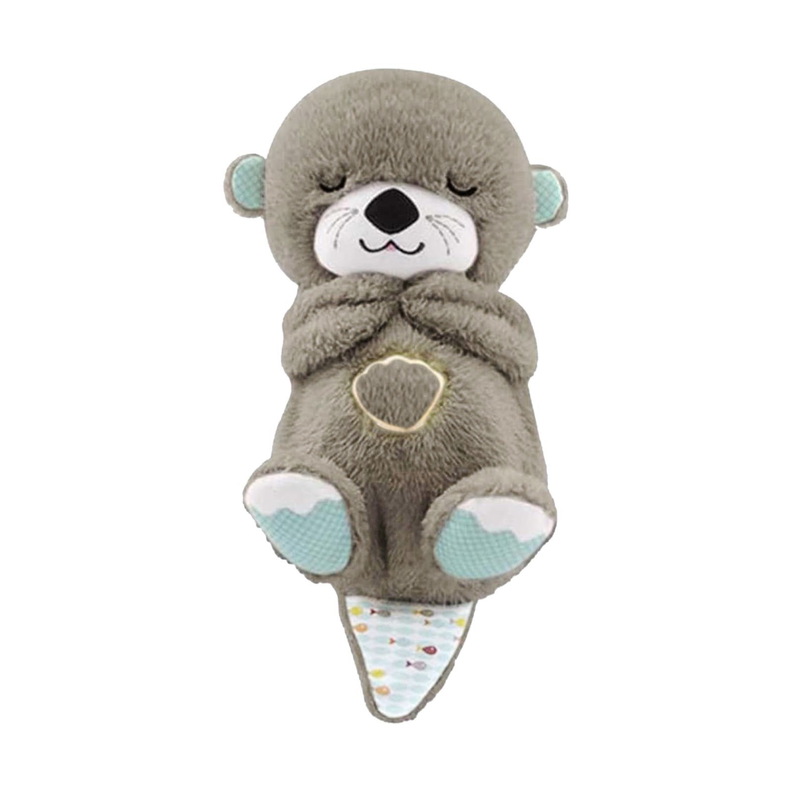 Fisher-Price Toy Soothe 'n Snuggle Otter, Portable Plush Sound Machine ...