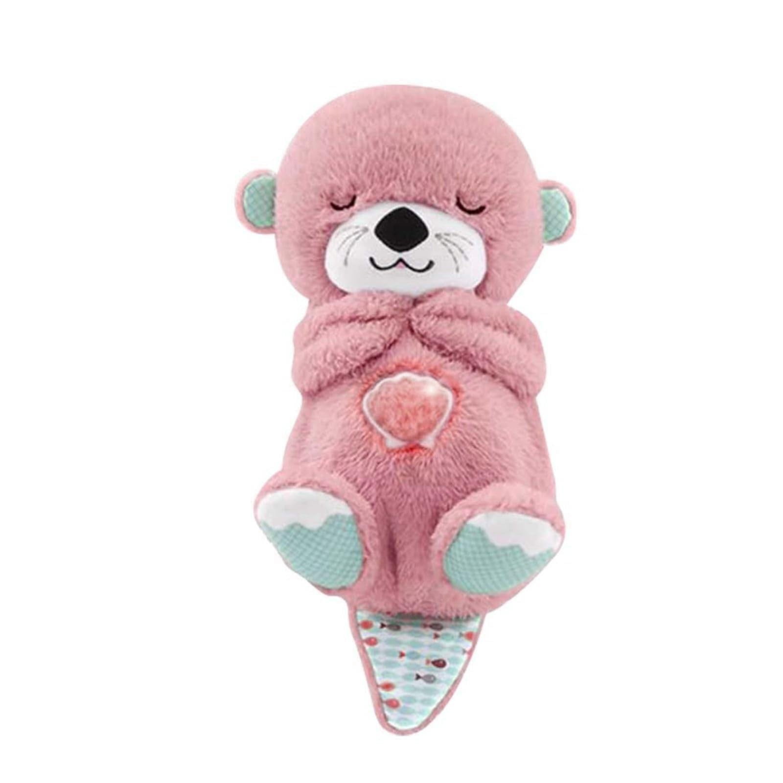 Fisher-Price Toy Soothe 'n Snuggle Otter, Portable Plush Sound Machine ...