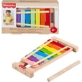 Fisher-Price Wood Toddler Toy Xylophone, Wooden Musical Instrument for ...