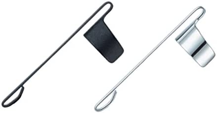 Fisher Space Clips for 400 Series Bullet Pens 1 Matte Black & 1 Chrome ...