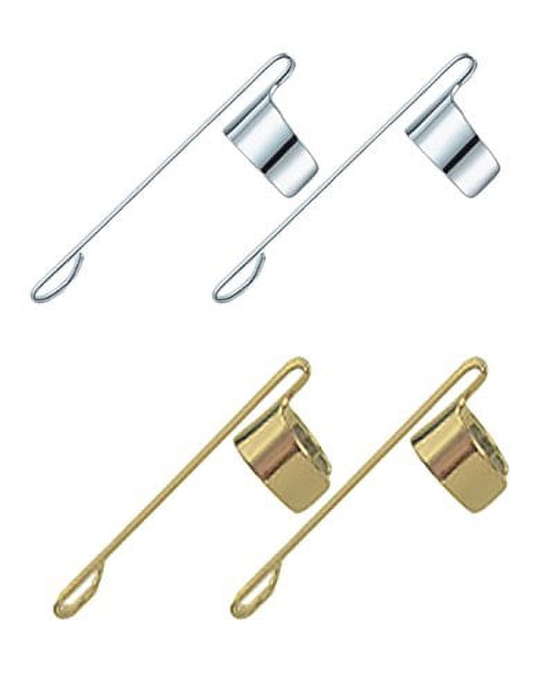 Fisher Space Clips for 400 Series Bullet Pens 2 Gold & 2 Chrome 4 Total ...