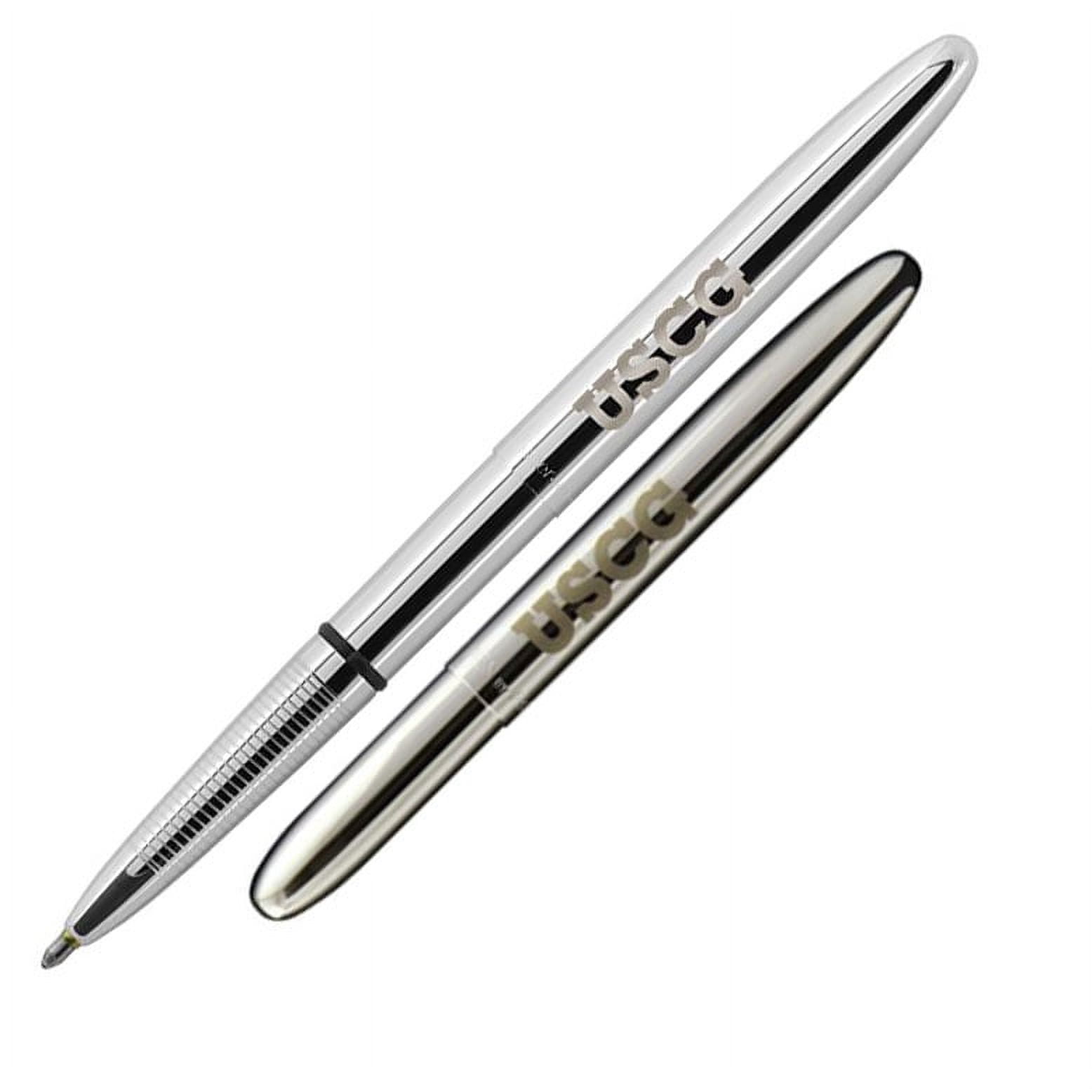 Fisher Space Pen 400USCG Chrome Bullet Space Pen With Laser Engraved ...