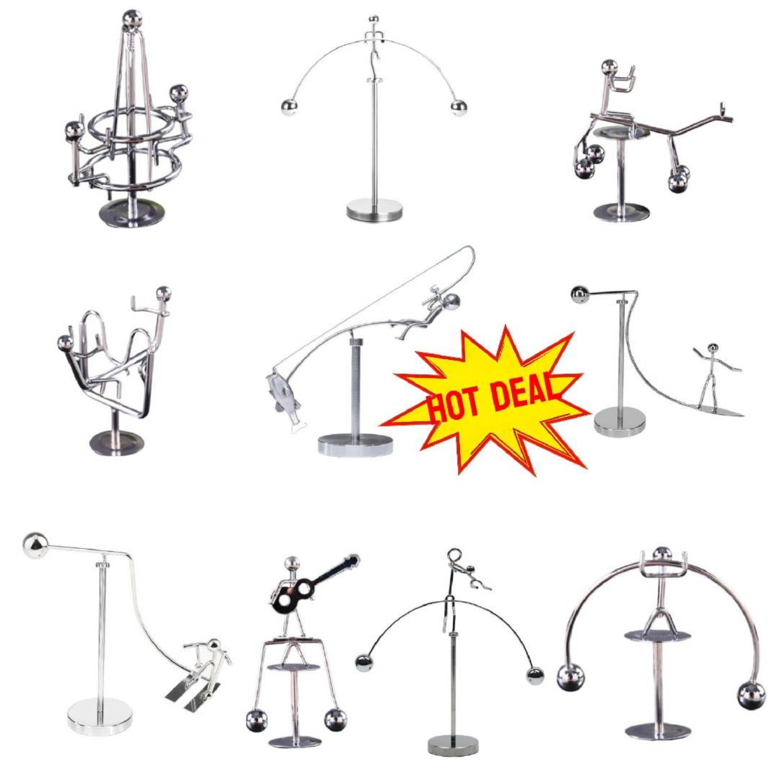 The Fisherman Balancing Sculpture, Fisherman - Kinetic Balancing Desk ...