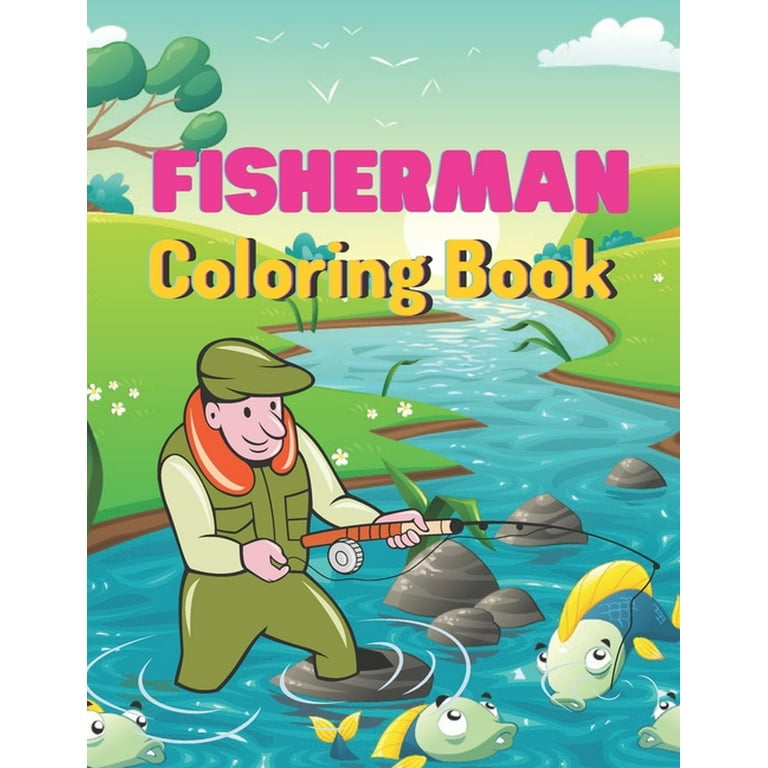fisherman coloring pages
