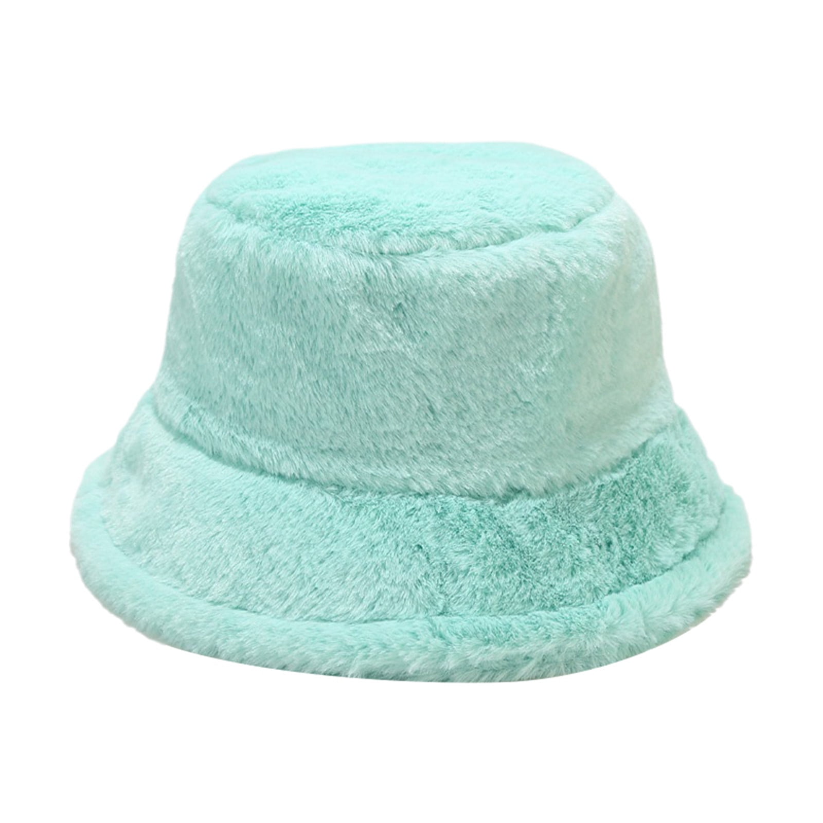 Fisherman Hat For Autumn Winter Adjustable Warm Solid Color Bucket Hat ...