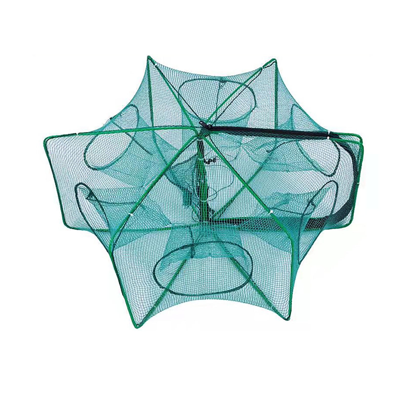 Fisherman Portable Collapsible Fishing Net Mesh Cage Trap Fishing Gear ...