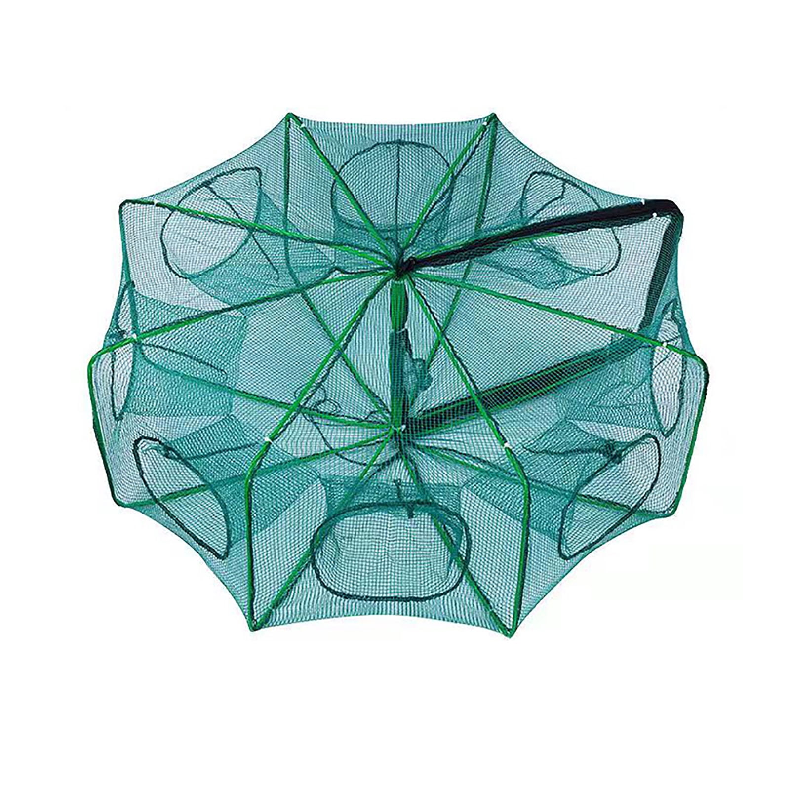 Fisherman Portable Collapsible Fishing Net Mesh Cage Trap Fishing Gear ...