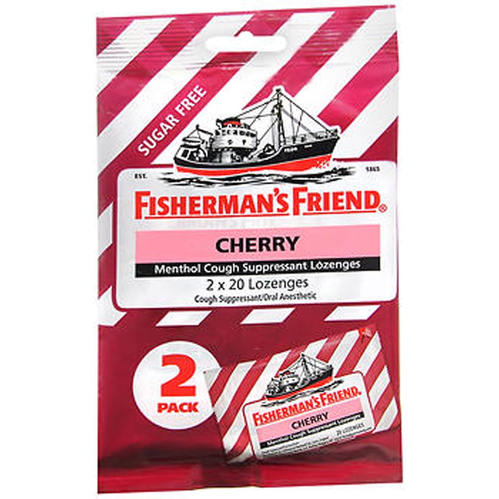 Fisherman's Friend Menthol Cough Suppressant Lozenges, Sugar Free ...