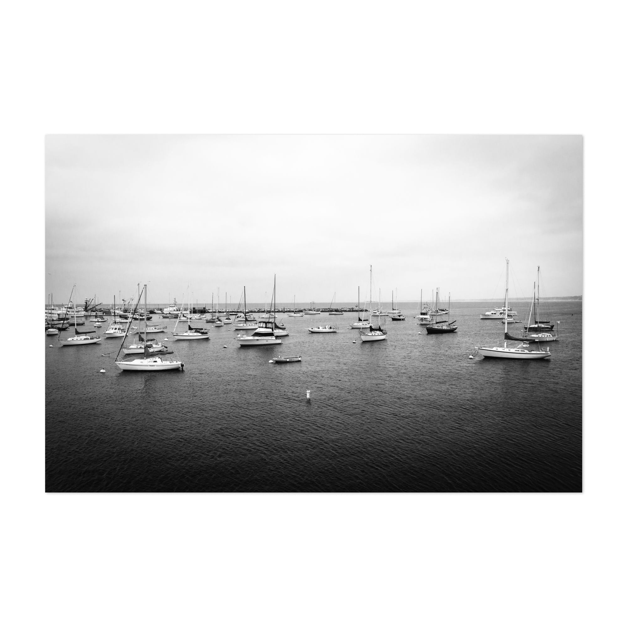 Fisherman's Wharf, Monterey 02 B&W - Monterey California Photography ...