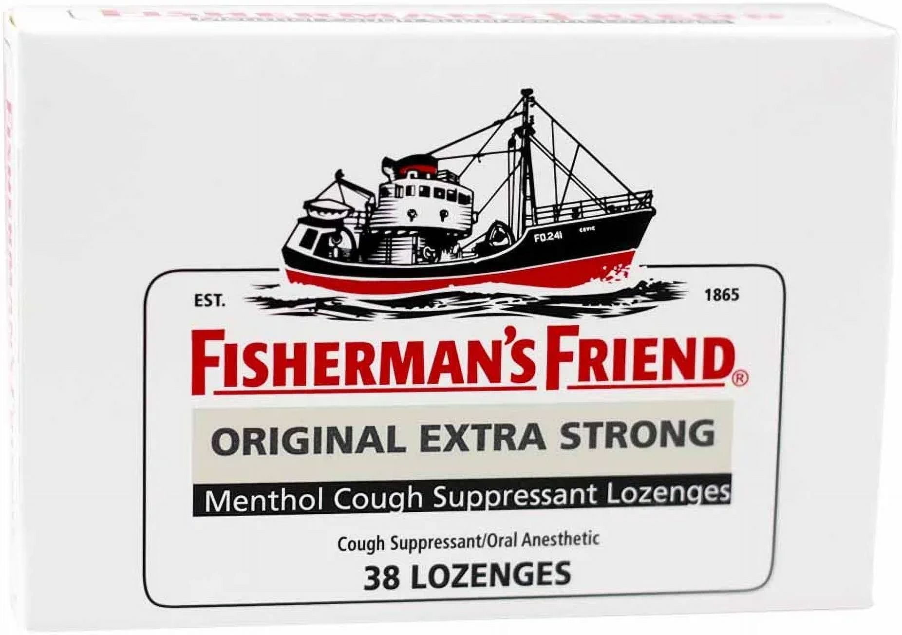 Fishermans Friend Original Extra Strong Menthol Cough Suppressant ...