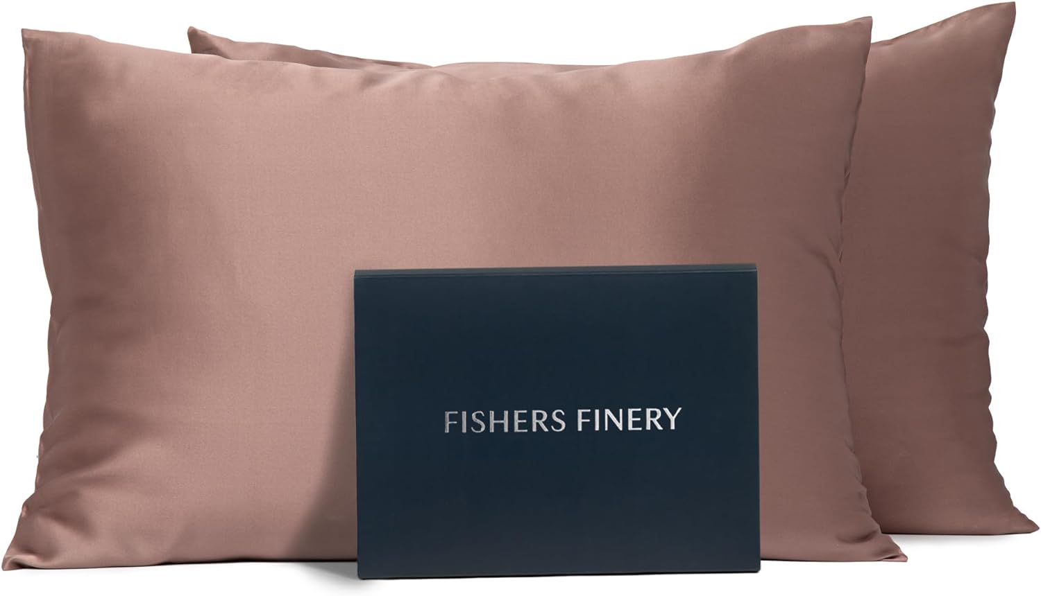 Fishers Finery 25mm 100% Pure Mulberry Silk Pillowcase 2 Pack, Good ...