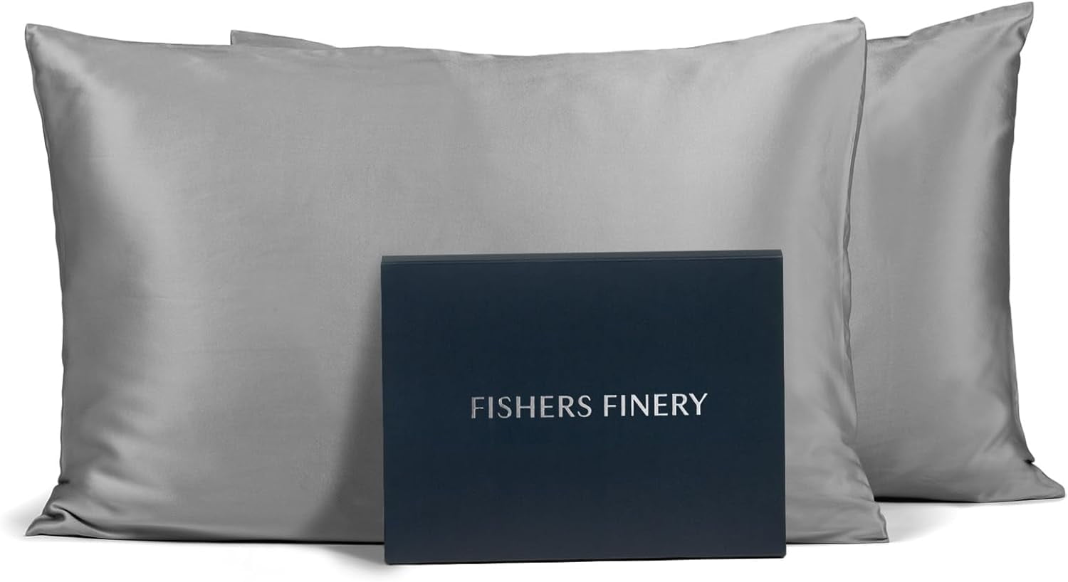 Fishers Finery 25mm 100% Pure Mulberry Silk Pillowcase 2 Pack, Good ...