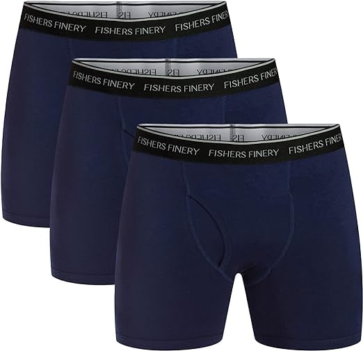 Fishers Finery Mens Modal Boxer Briefs Microfiber Althletic Fit ...