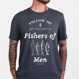 Fishers of Men Shirt Christian Faith Tee Religious Clothing Outdoors ...