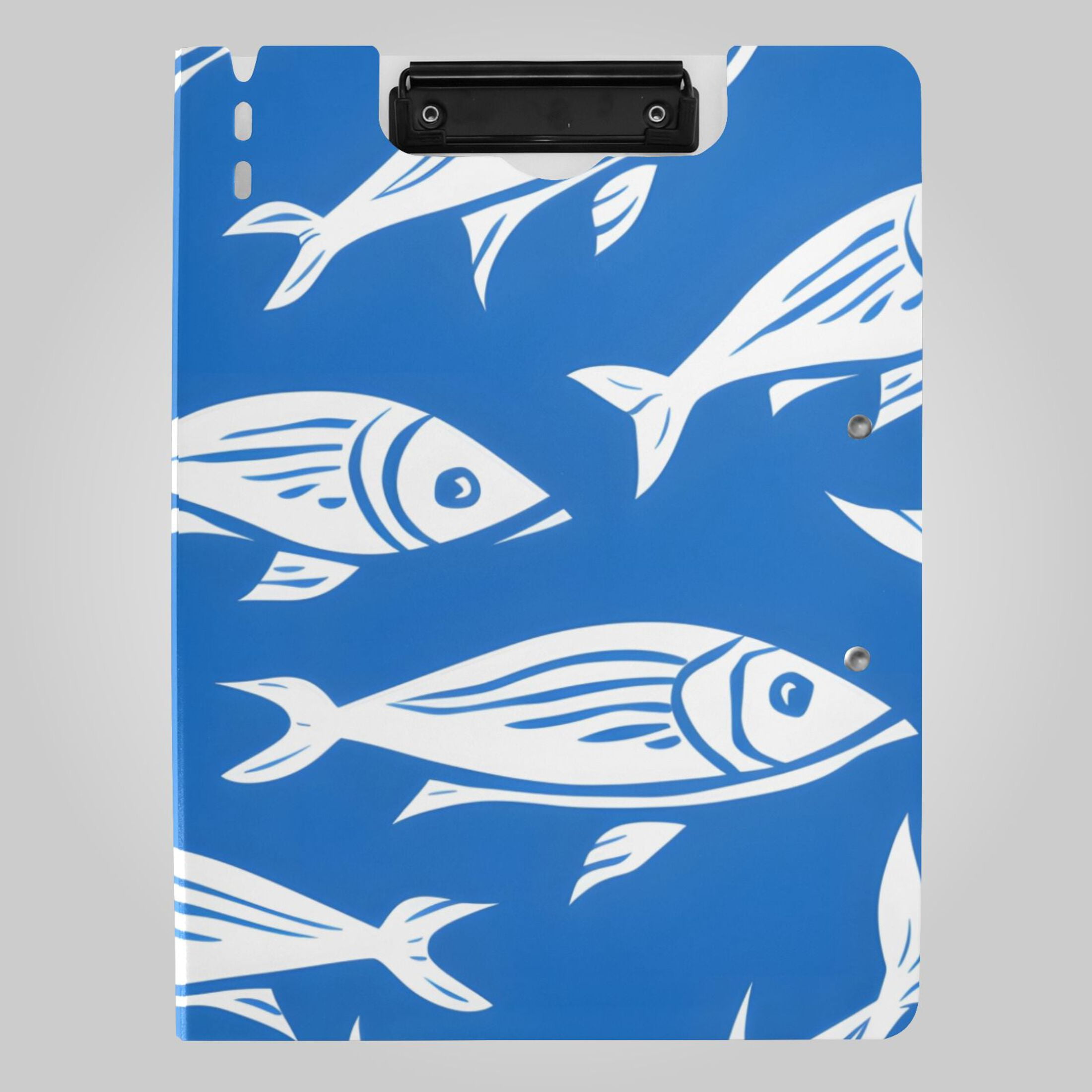 Fishes Foldable Binder Folder Clipboard with Pen Slot Double Clips A4 ...