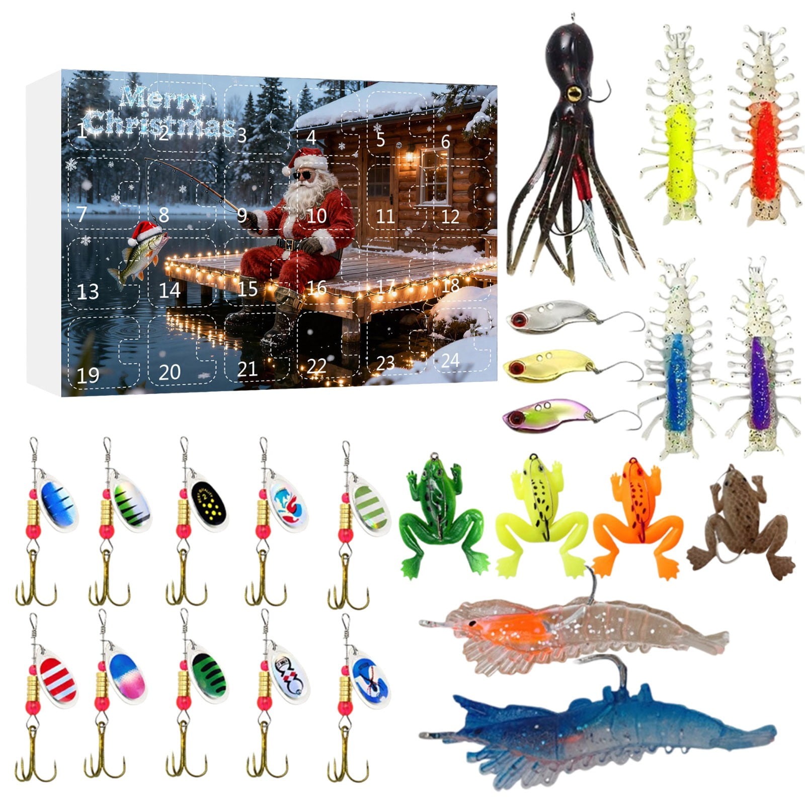The Fishhook 24 Day Advent Calendar Set for Festive Surprises and Daily ...