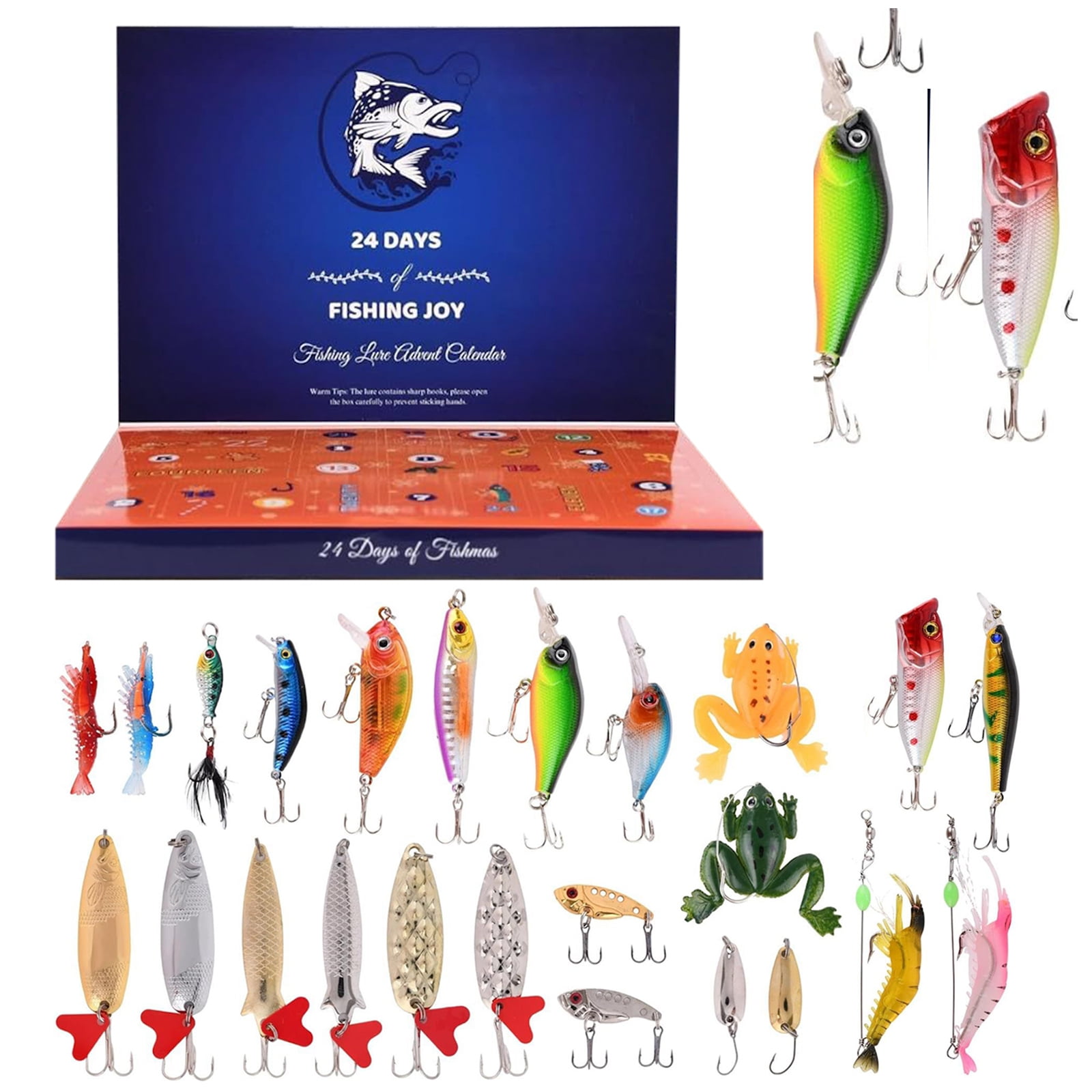 Fishing Advent Calendar 2024, Christmas Countdown Advent Calendar - 24 ...
