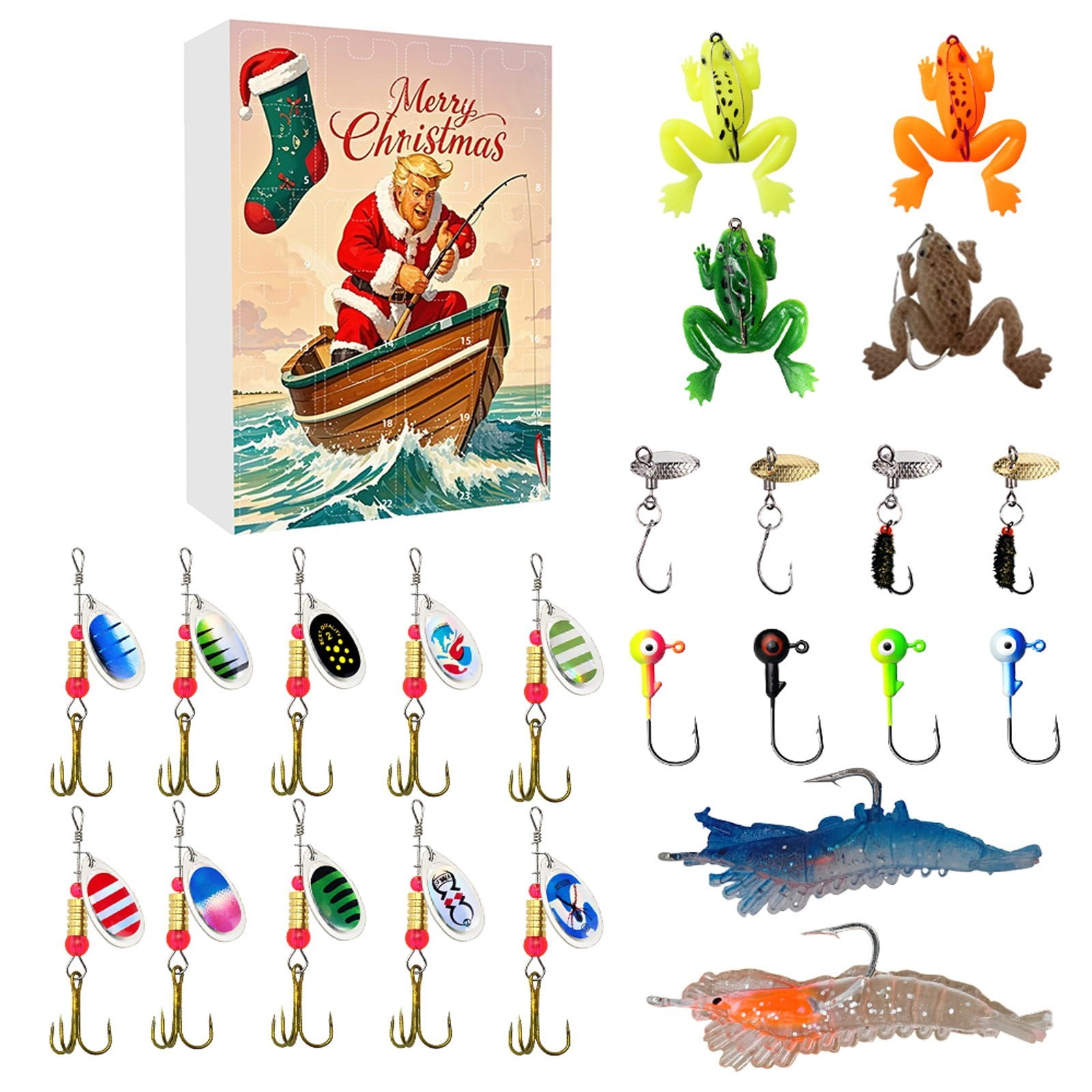 Fishing Advent Calendar 2024, MAGA Advent Calendar Fishing Christmas ...