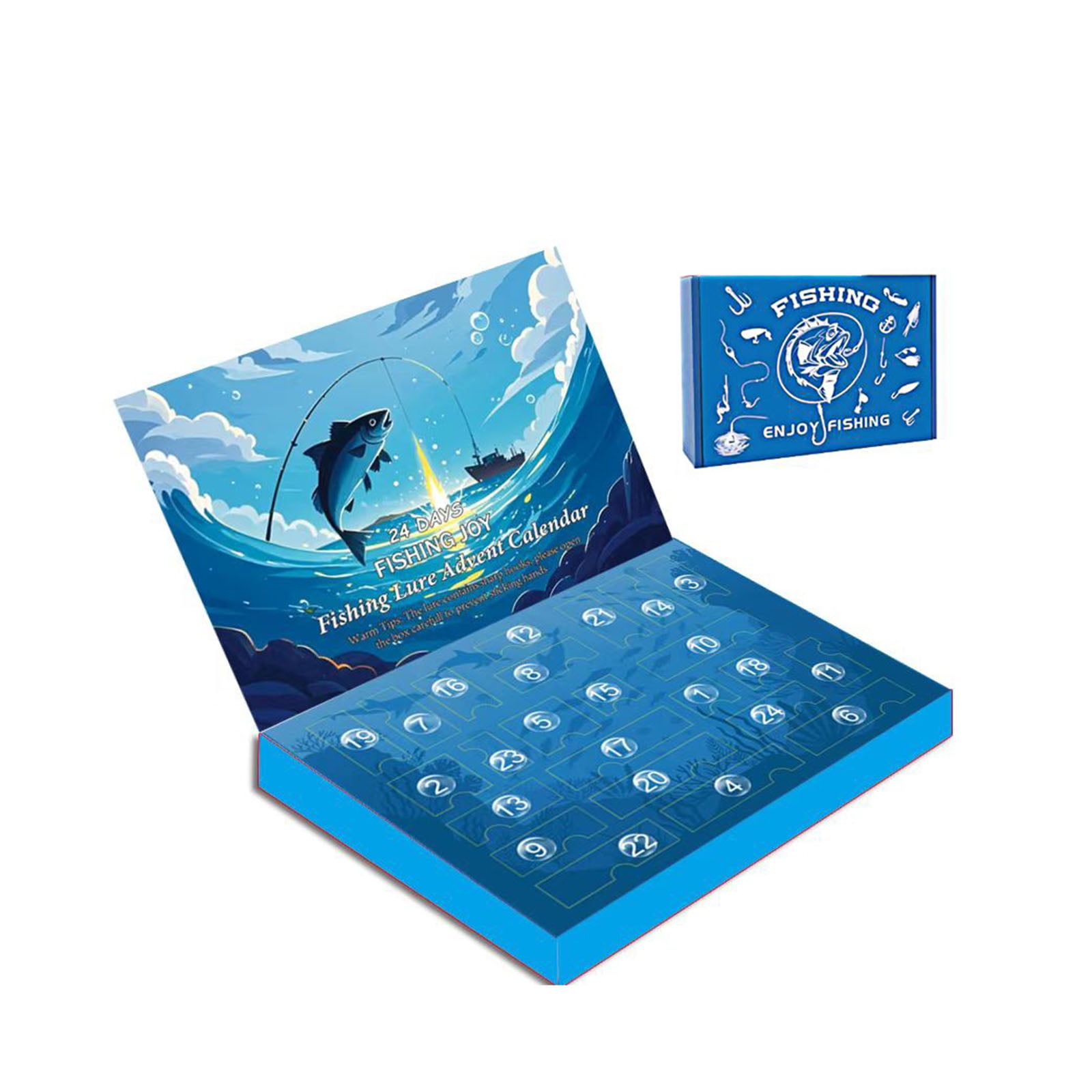 Fishing Advent Calendar 2025 for Adults and Teens, 24-Day Christmas ...