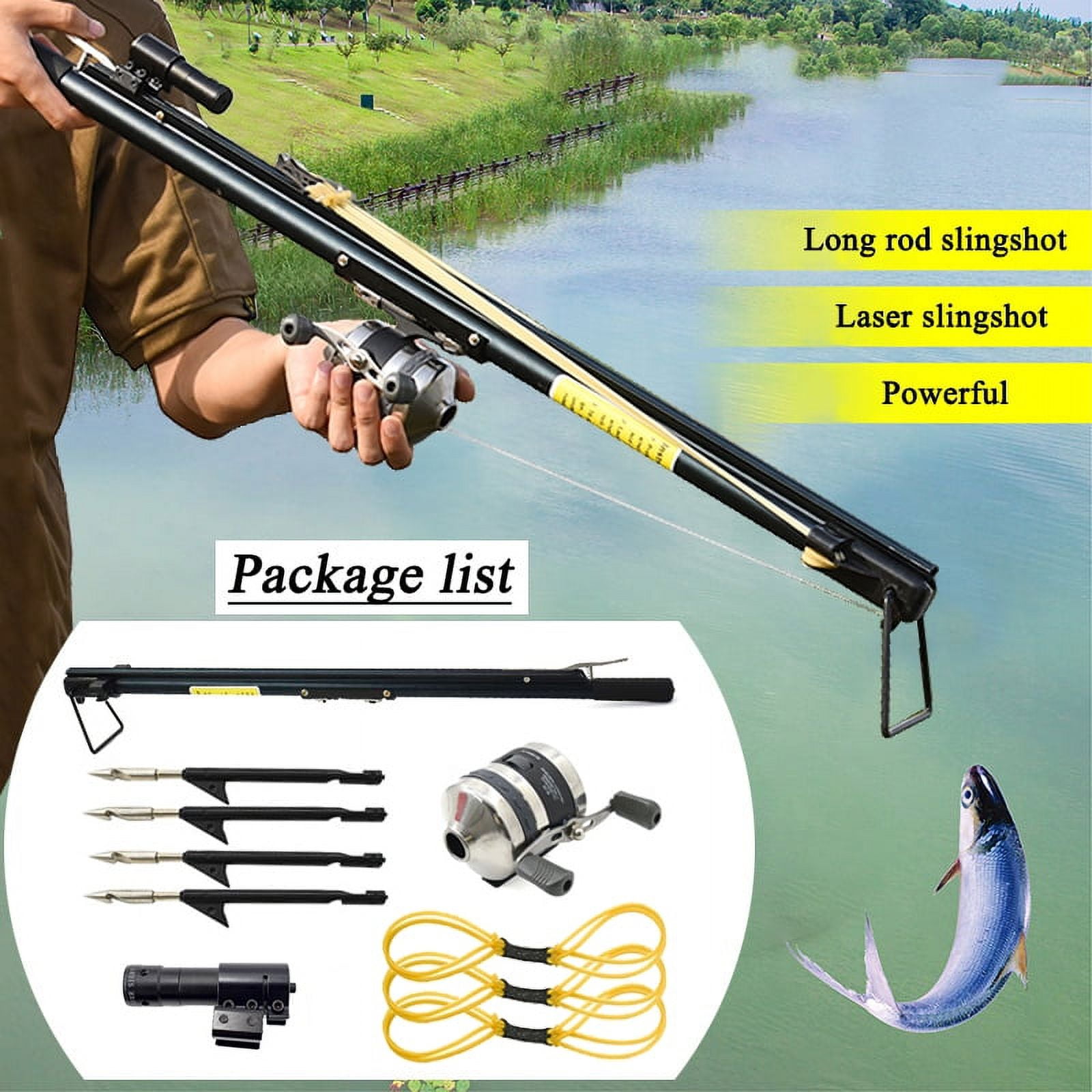 Piaoyu Outdoor Fishing and Hunting Slingshot with High Elasticity ...