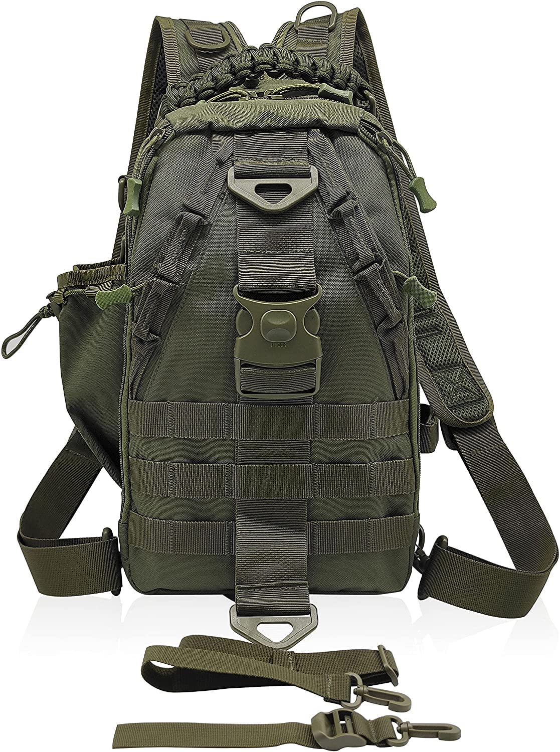 Fishing Backpack Fishing Tackle Bag with Rod Holder Tackle Box Bag ...
