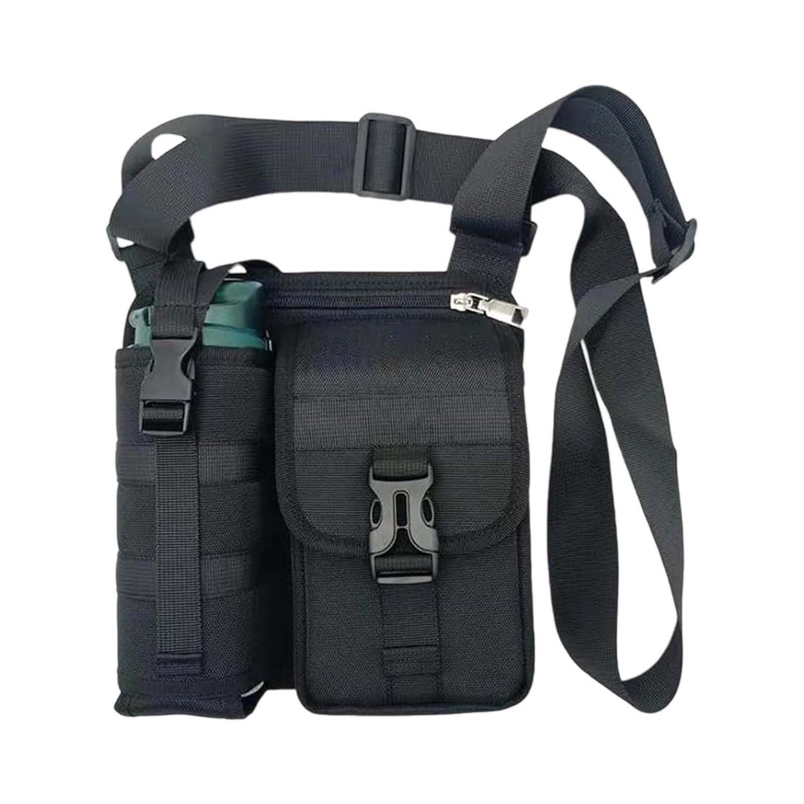Fishing Backpack Outdoor Camping Sling Shoulder Bag with Water Bottle ...