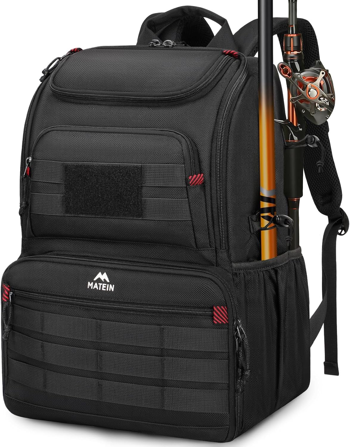 Fishing Backpack Tackle Box, Water Resistant Tackle Backpack Fishing ...